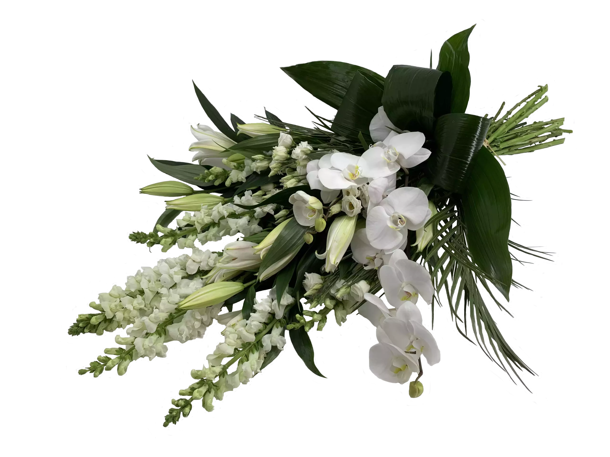 Gerbe florale Célimène pour obsèques et enterrement